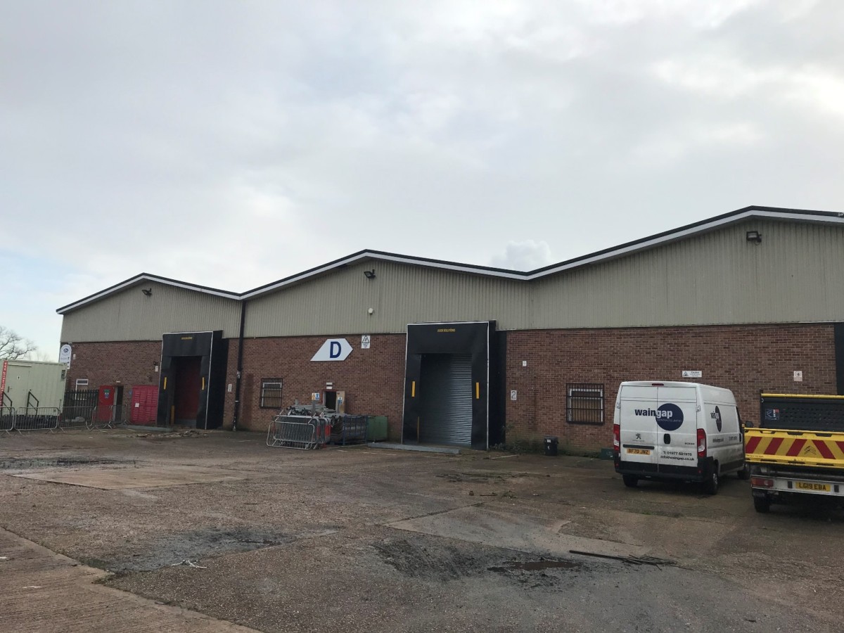 TWO INDUSTRIAL/ WAREHOUSE UNITS WITH YARD AND PARKING UNDERGOING ...