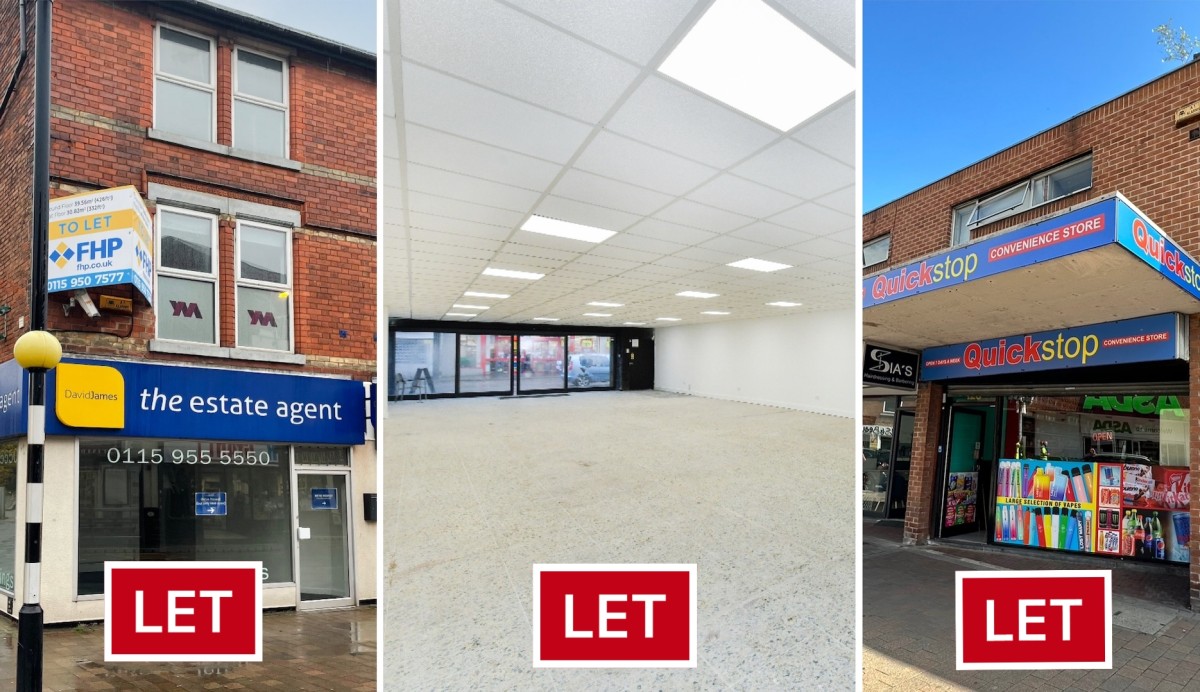 FRONT STREET HAS A FACELIFT! TRIO OF LETTINGS COMPLETED IN ARNOLD - FHP FHP